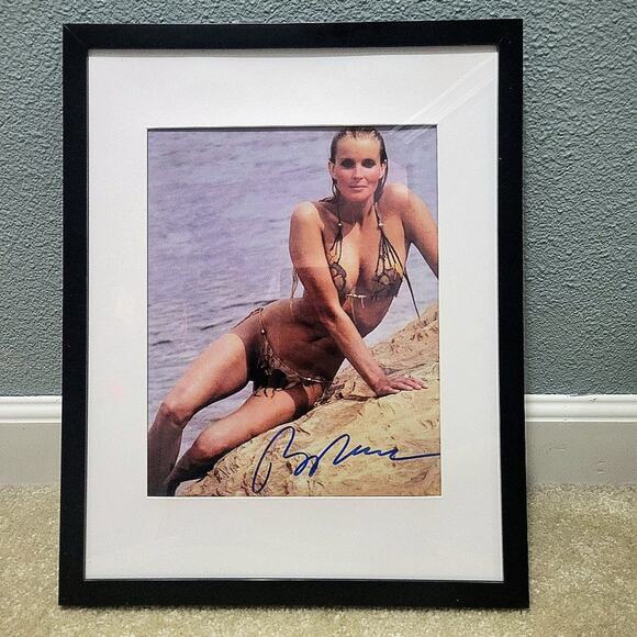 Bo Derek | Art | Bo Derek In Swimsuit Autographed 1x14 Framed Matted ...
